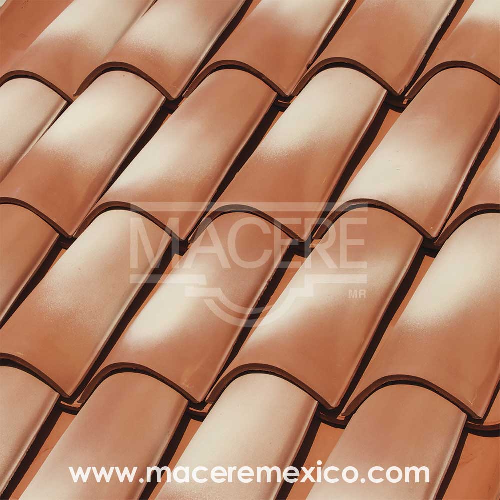 Teja Casa Grande Flameado Véneto | Tejas el Aguila | Teja Curva